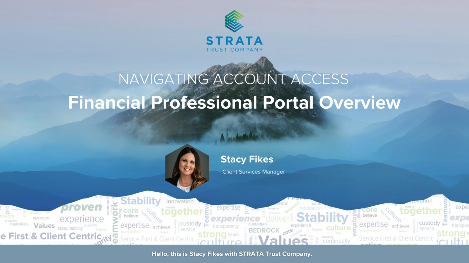Set Up STRATA Trust Login After Opening an… | STRATA Trust Company